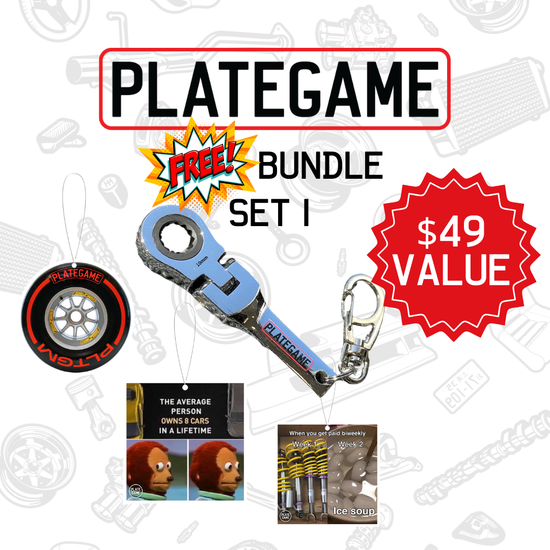PlateGame – The Original personalised number plate keychains