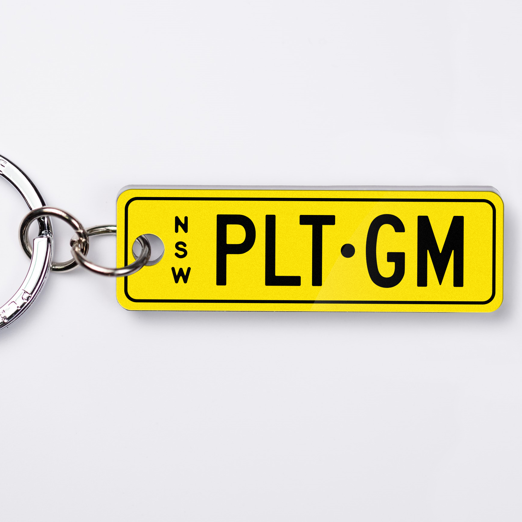 NSW Colours Range Licence Plate Custom Keychain – PlateGame