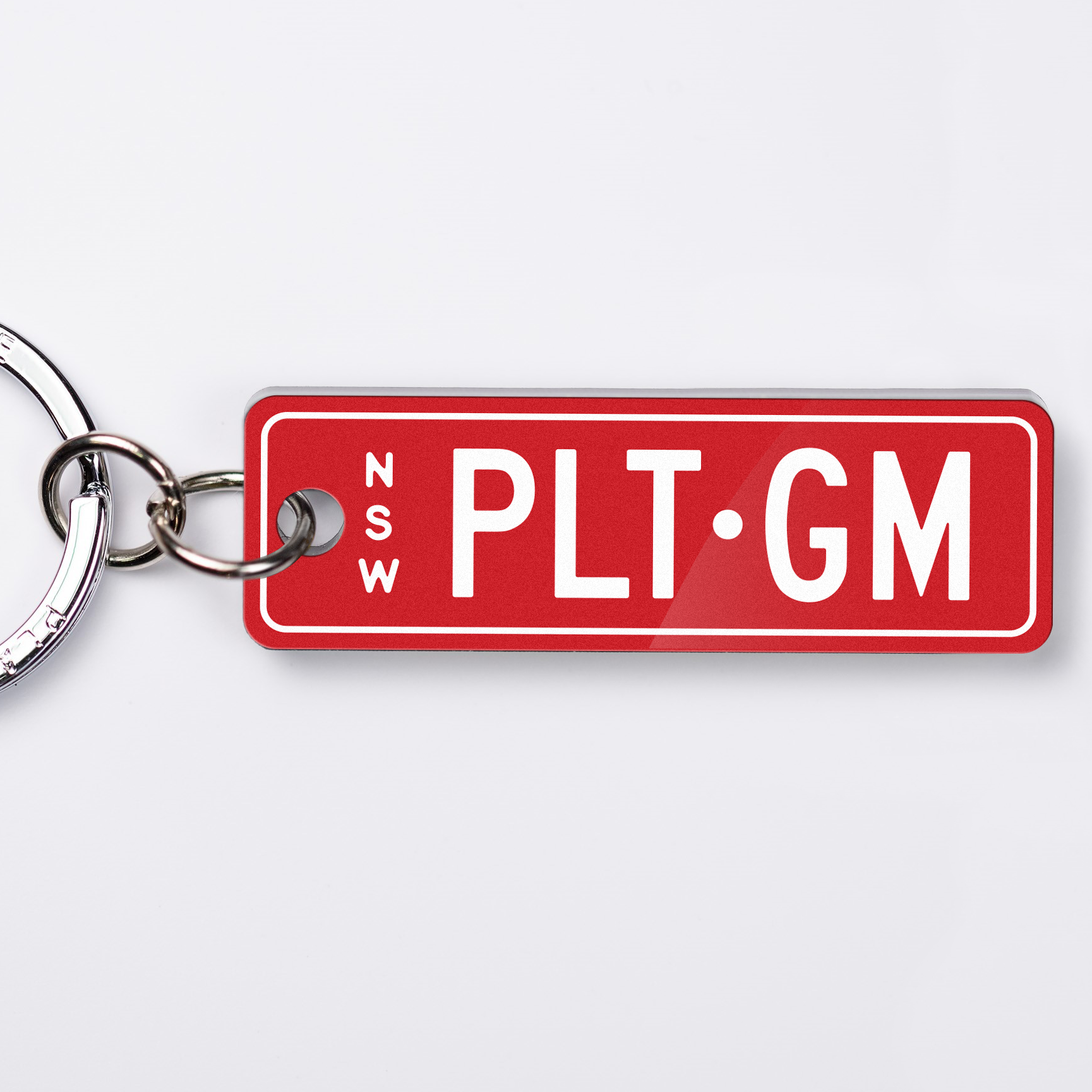 NSW Colours Range Licence Plate Custom Keychain – PlateGame