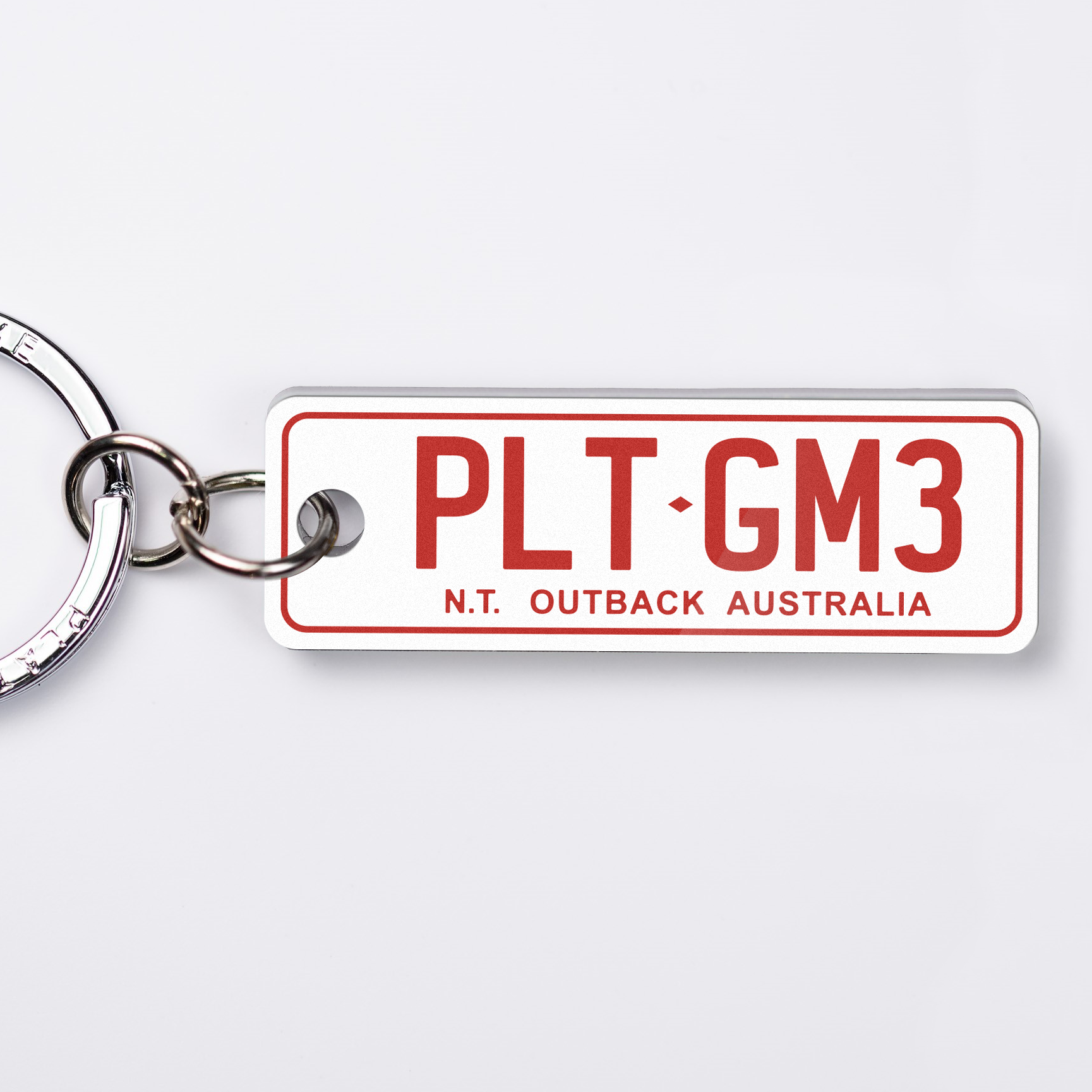 NT General Issue Licence Plate Custom Keychain – PlateGame