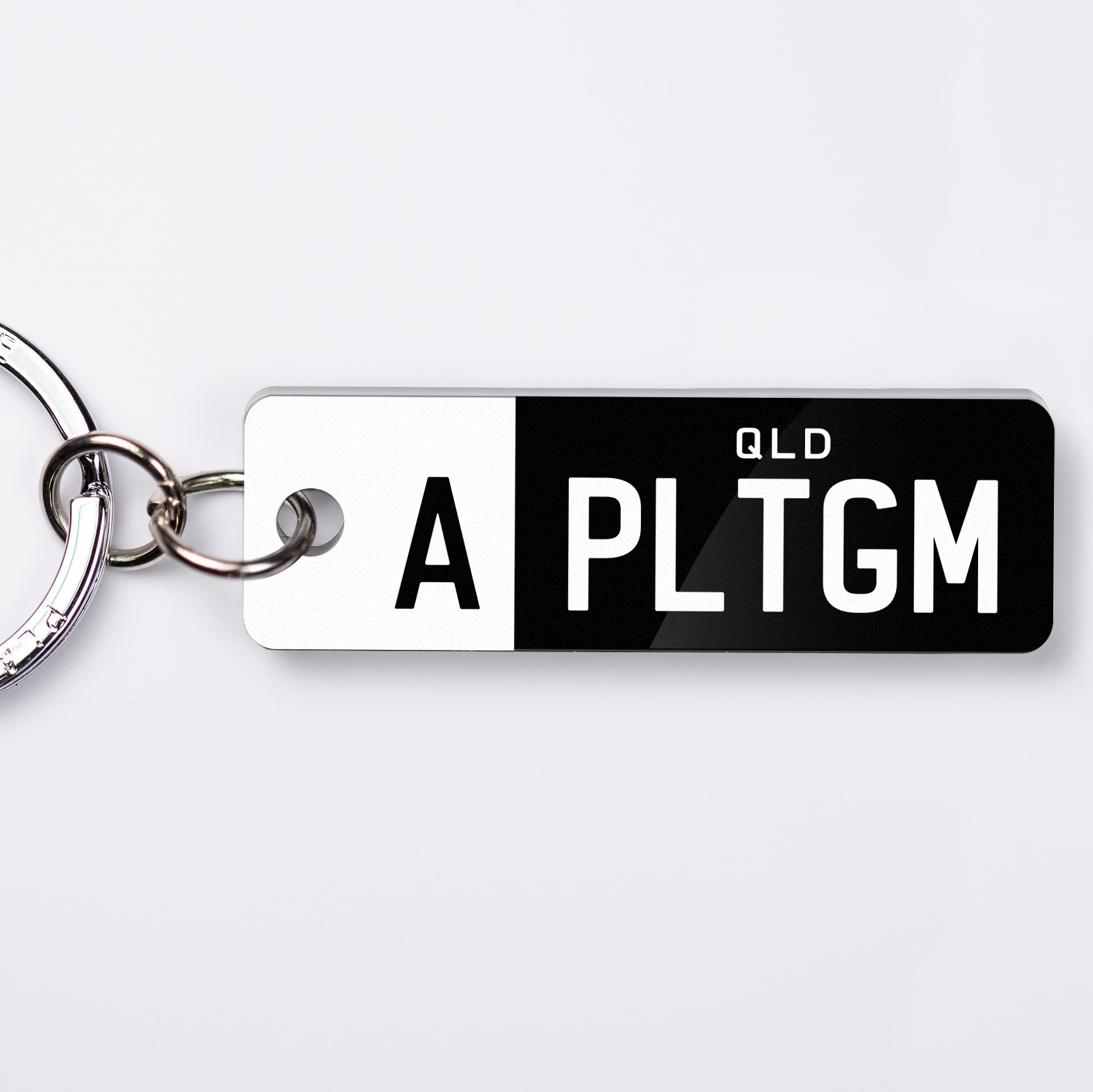QLD A-plate Licence Plate Custom Keychain – PlateGame