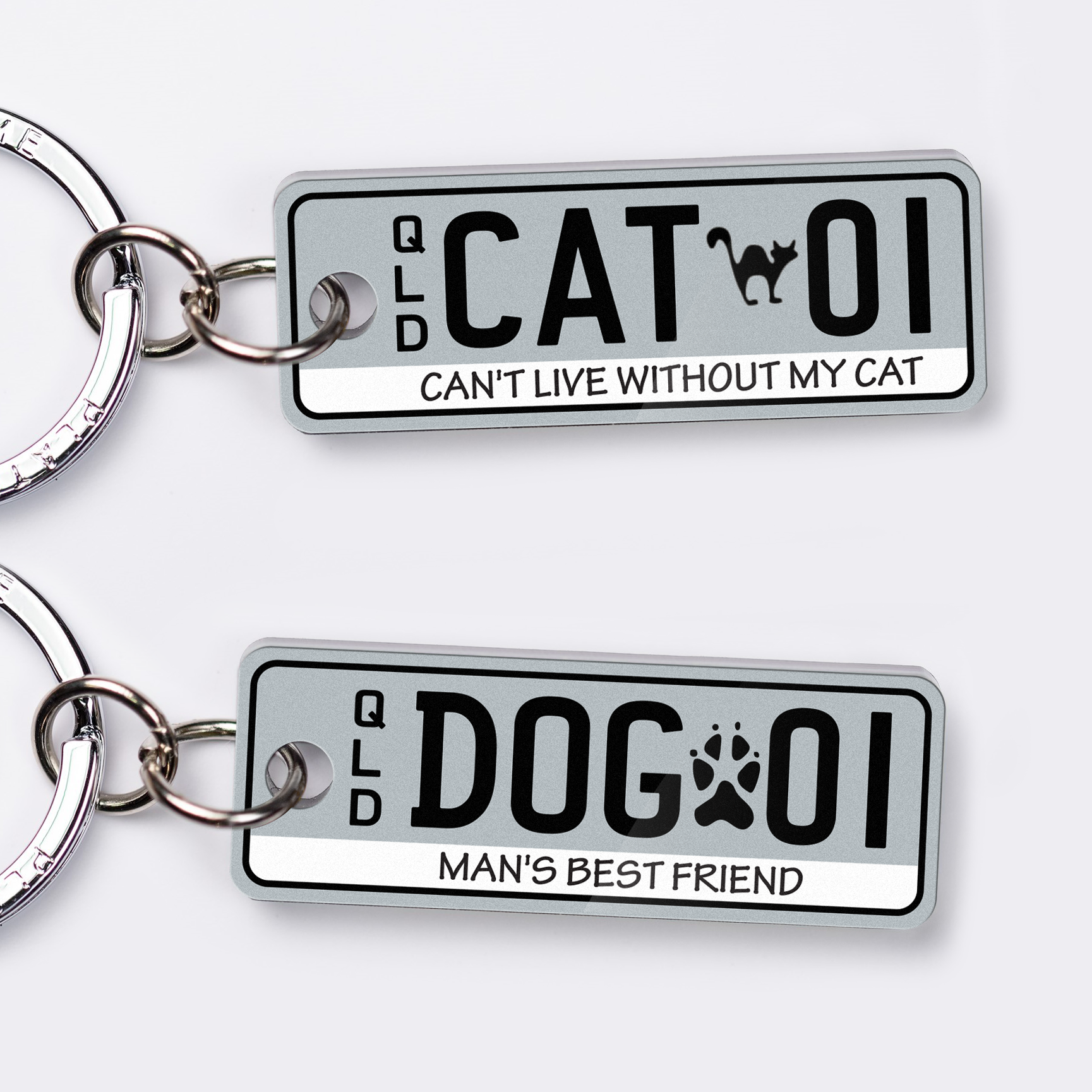 QLD Charity Licence Plate Custom Keychain – PlateGame