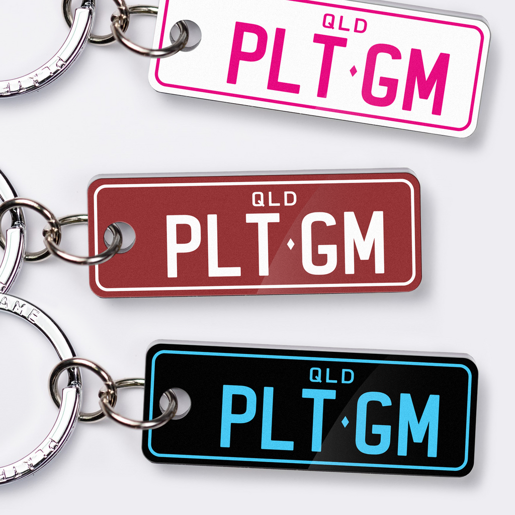 PlateGame – The Original personalised number plate keychains