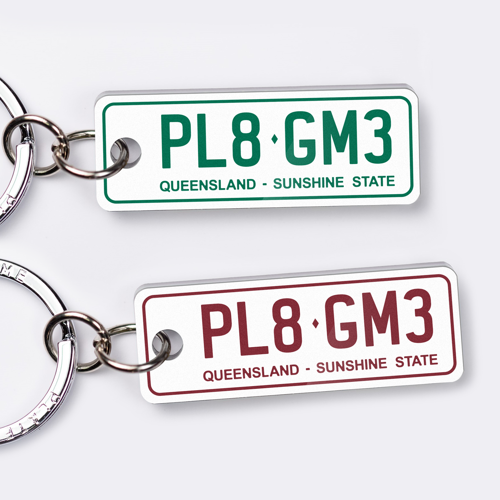 QLD General Issue Licence Plate Custom Keychain – PlateGame
