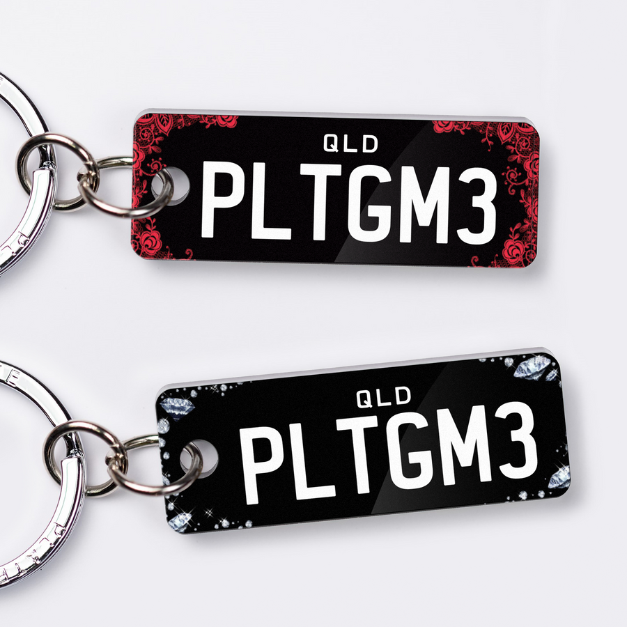 Queensland 'QLD' Keychains – Tagged "QLD"– PlateGame