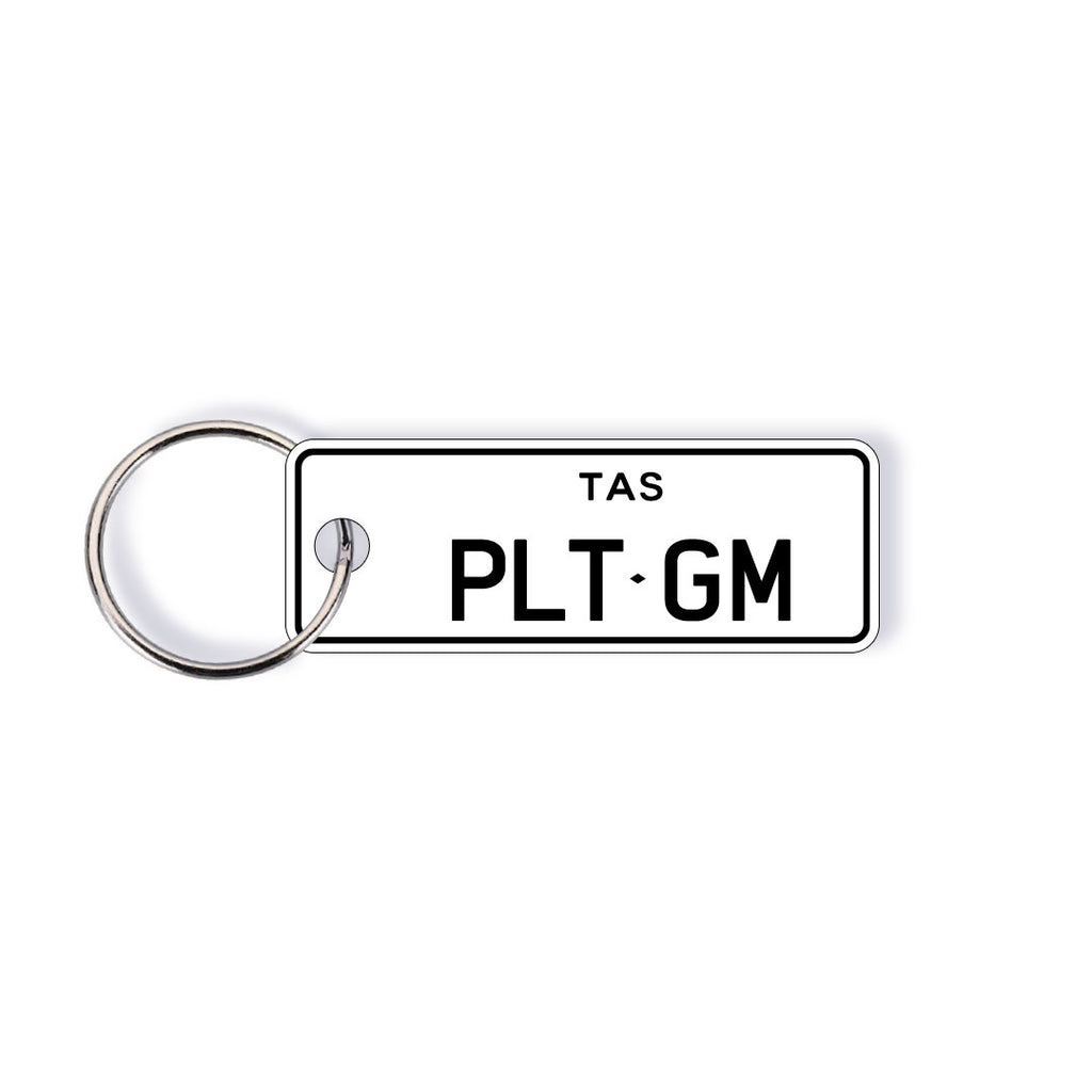 TAS American (USA) Licence Plate Custom Keychain – PlateGame
