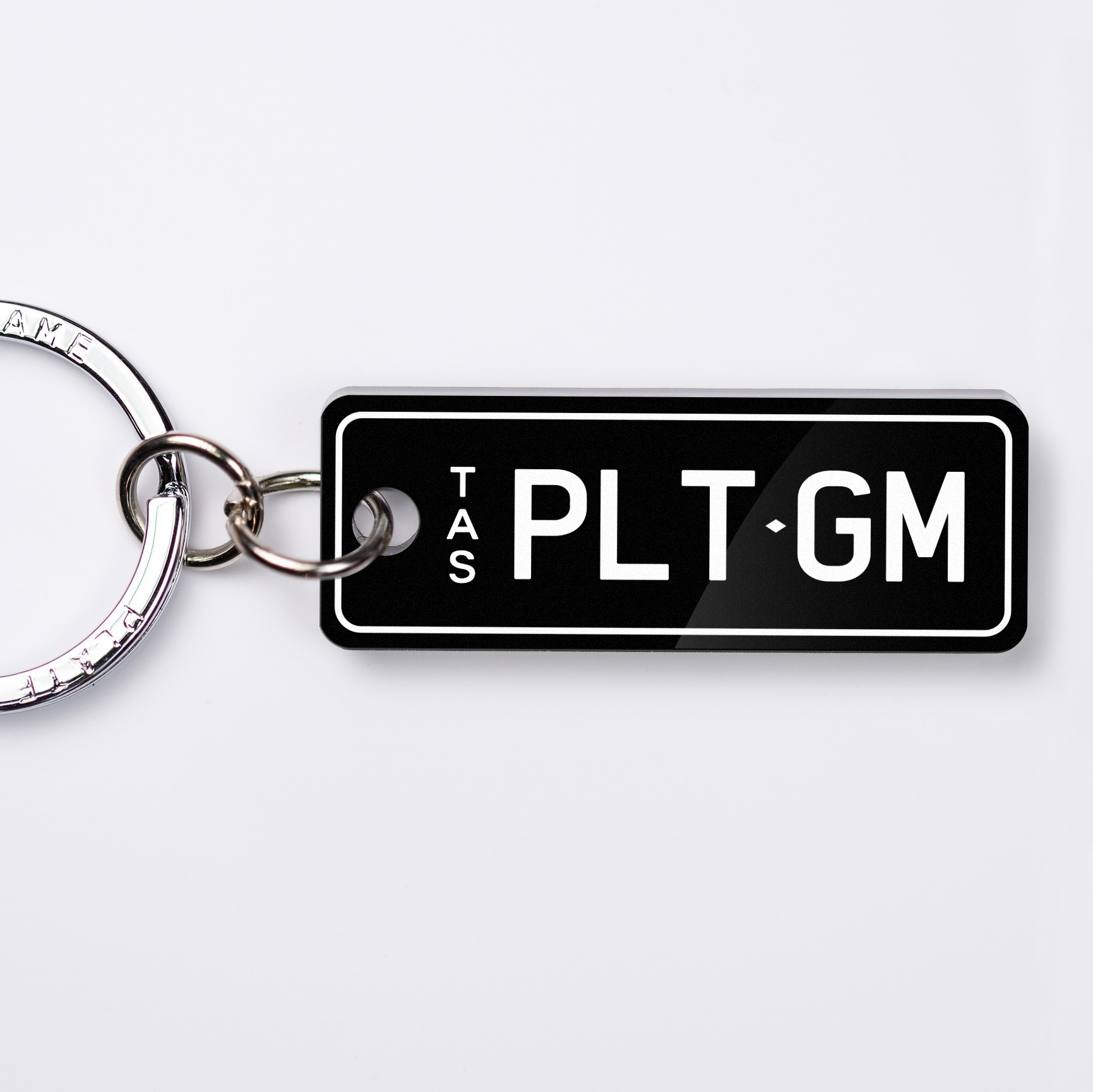 TAS Classic Licence Plate Custom Keychain – PlateGame