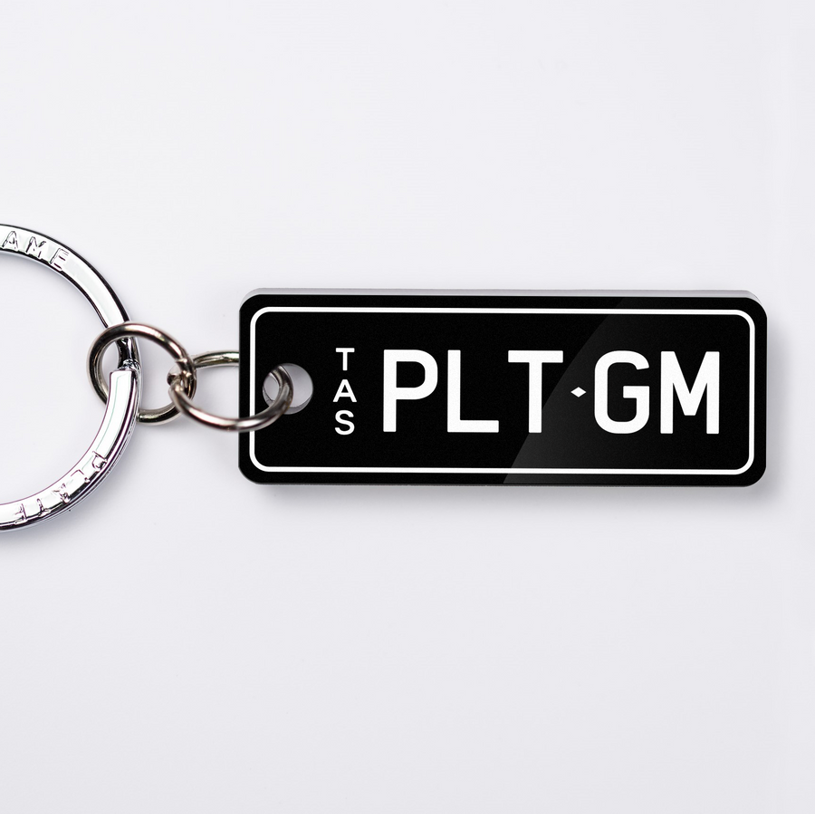 Tasmania 'TAS' Keychains – Tagged "TAS"– PlateGame