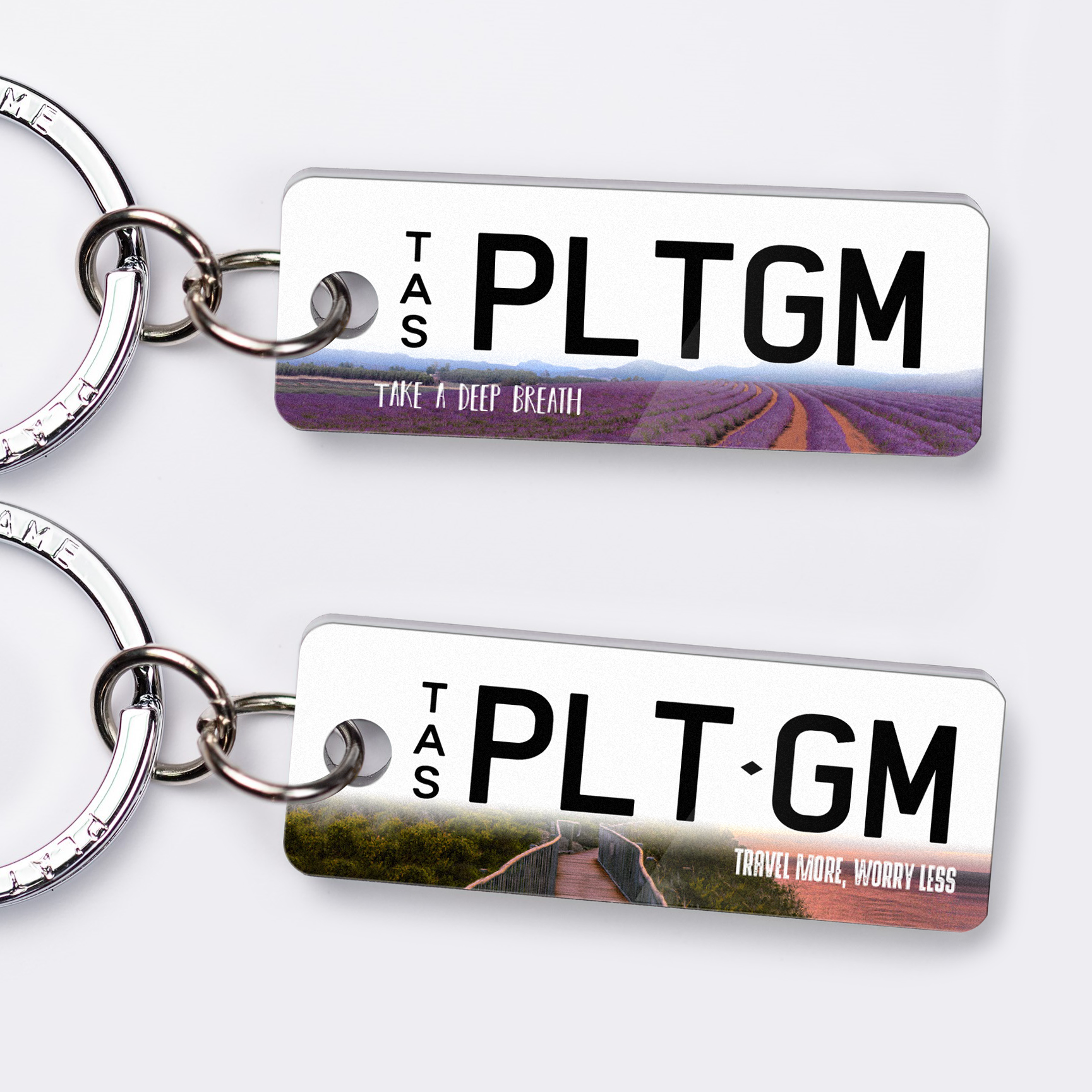 TAS Explore Licence Plate Custom Keychain – PlateGame