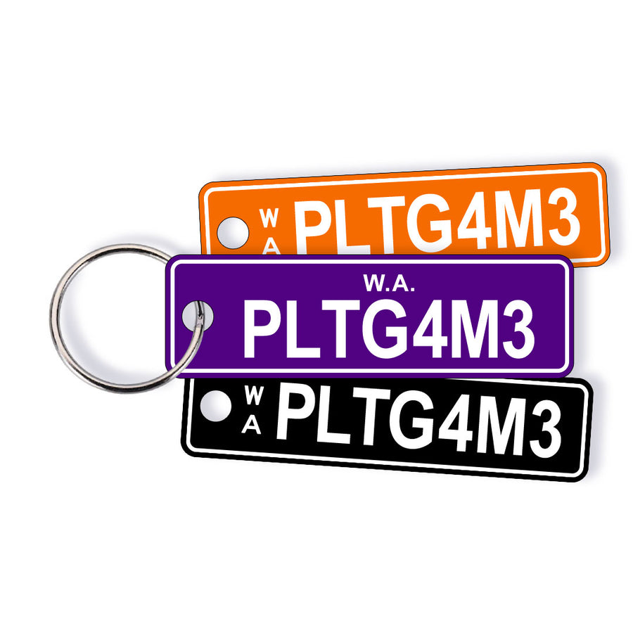 Western Australia 'WA' Keychains – PlateGame